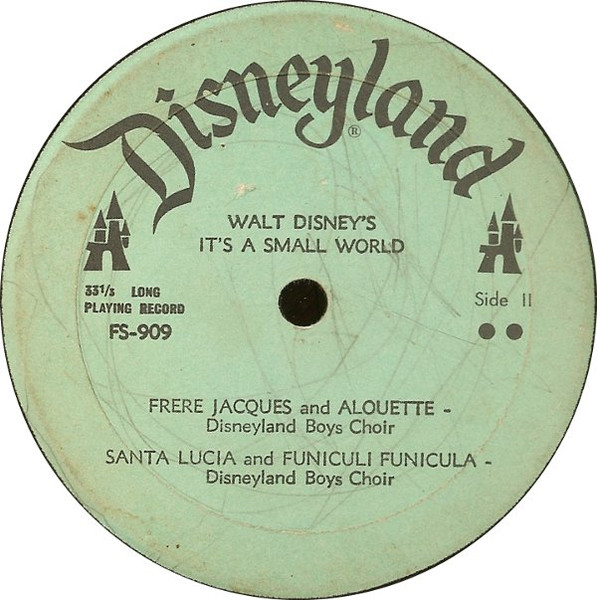Price Value for : Disneyland Boys Choir - Walt Disney s It s A Small World
